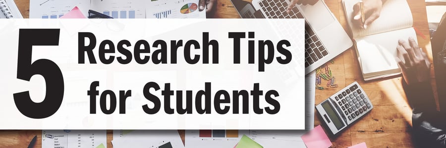 5 Research Tips for Students